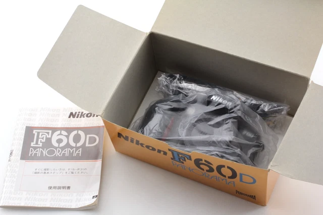 FREE US TARIFF [MINT Box] Nikon F60D Panorama Black AF Film Camera Body ...