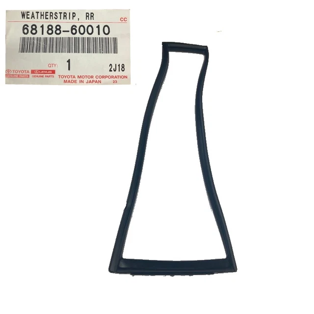 GENUINE TOYOTA REAR door RHS 1/4 window seal Landcruiser 80 series EUR ...