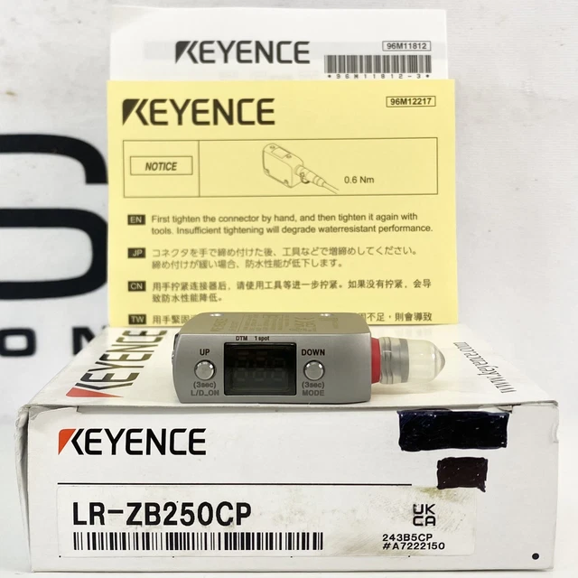 KEYENCE LR-ZB250CP FOTOELEKTRISCH Laser Sensor M8 Anschluss USA ...