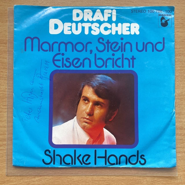 7& VINYL - Drafi Deutscher - Marmor, Stein und Eisen Bricht / Shake ... 7& VINYL - Drafi Deutscher - Marmor, Stein und Eisen Bricht / Shake ...