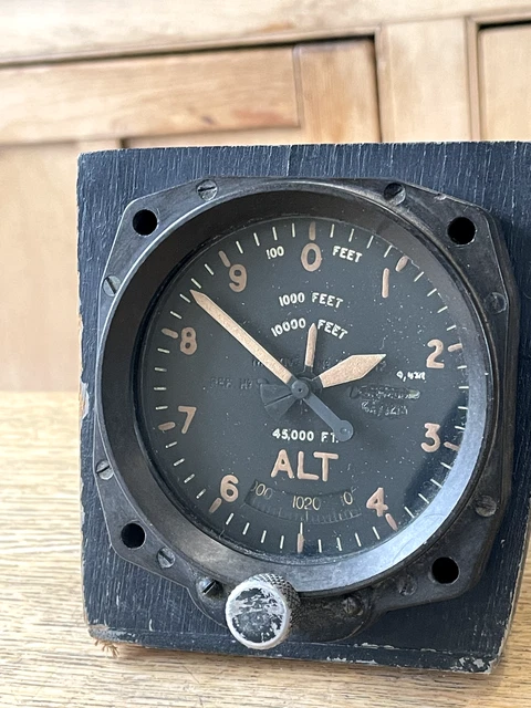 WW2 1942 AIRCRAFT Altimeter Meter Am Air Ministry Raf Spitfire ...