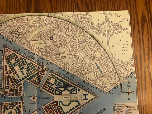 MAP ONLY! SEA-LORDS of Gondor MERP Middle-Earth Role-Playing Game 3400 ...