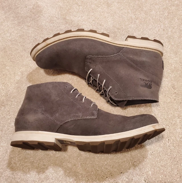 SOREL MADISON II Chukka Boots Gray Suede New Waterproof 10.5 £130.69 ...