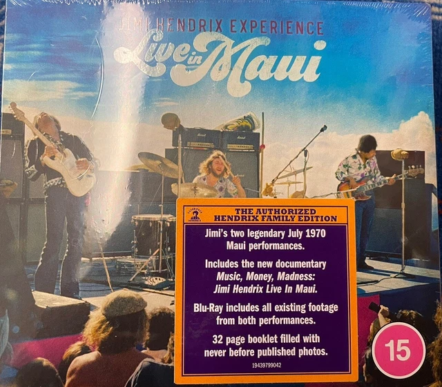 JIMI HENDRIX EXPERIENCE - Live In Maui - Deluxe-2CD + Blue Ray (NEUF ...