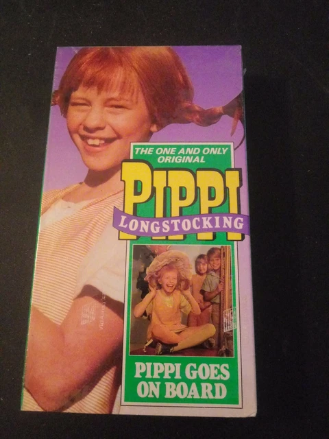 PIPPI LONGSTOCKING - Pippi Goes On Board Vhs Video EUR 54,08 - PicClick IT