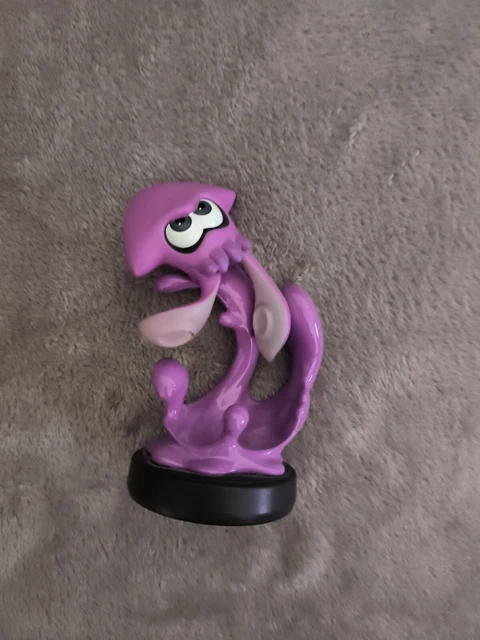 FIGURINE AMIIBO CALAMAR INKLING VIOLET NEON ( Splatoon ) Nintendo 2015 ...