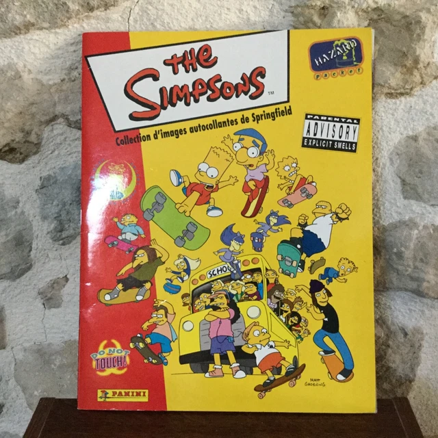 ALBUM PANINI THE SIMPSONS 1999 presque complet. TBE. 4 images ...