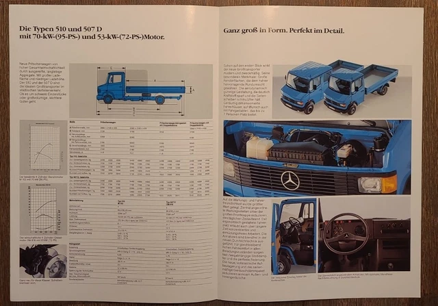 MERCEDES 510/507D PLATEAUX prospectus/brochure/brochure/brochure ...