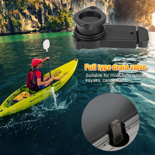 KAYAK DRAIN VALVE PVC Pull Drain Valve for Yacht Inflatable Fishing ...