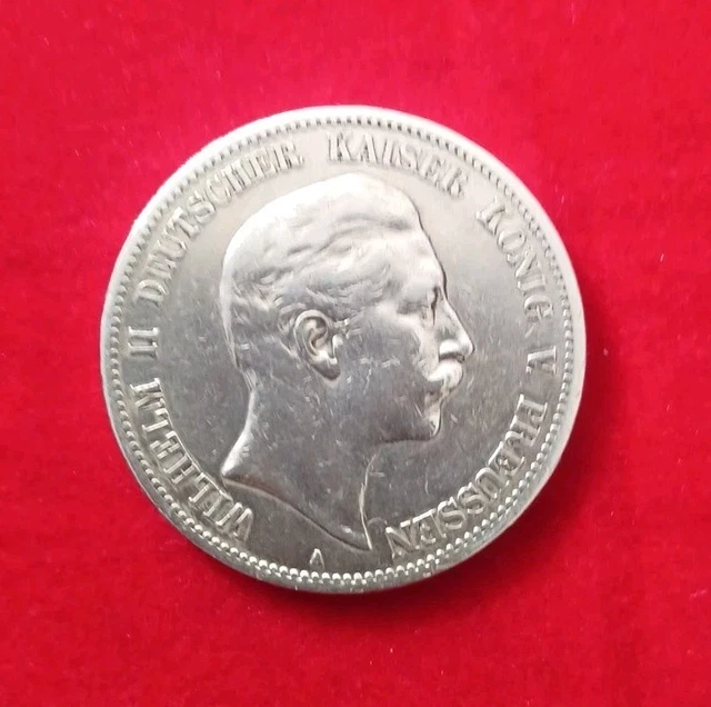 1X5 REICHSMARK ORIGINAL Silbermünze.1895 selten.. EUR 28,50 - PicClick DE