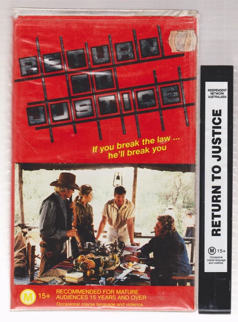 RARE VHS VIDEO Tape RETURN TO JUSTICE Big Box Ex-Rental Clamshell Reel Time Aus EUR 66,01 ...