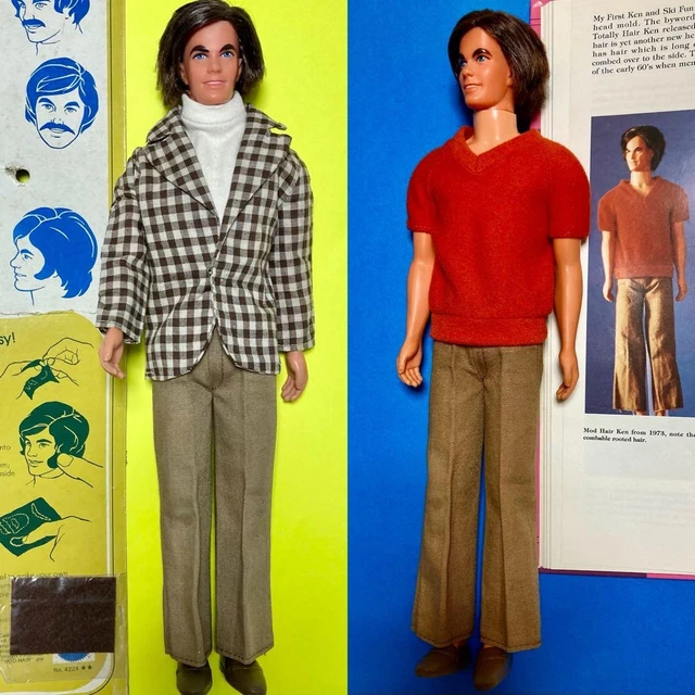 RARE VINTAGE KEN Doll MOD HAIR Ken 1972 Mattel Barbie Doll w/Box $949. ...