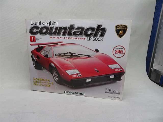 DEAGOSTINI 1/8 SCALE Lamborghini Countach LP500S Unassembled Model Car ...