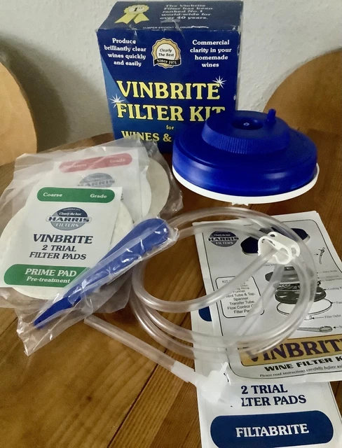 HARRIS FILTERS VINBRITE MK3 Wine Filter Kit - Home Brewing £21.50 ...