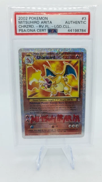 PSA POKEMON LEGENDARY Collection reverse Holo charizard Mitsuhiro Arita ...