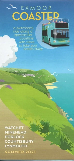 FIRST/BUSES OF SOMERSET Bus Timetable - Sunseeker - Ilfracombe-Lynmouth ...