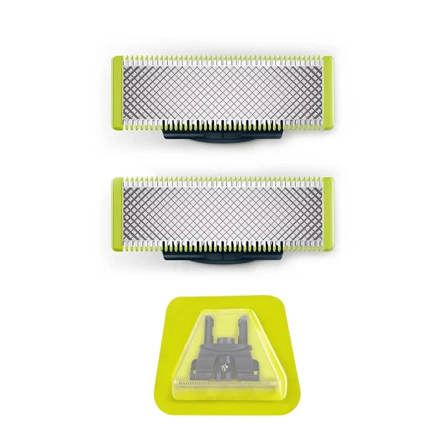 FOR PHILIPS ONEBLADE, Razor Shaver Replacement Blade Head One Blade, 3 ...