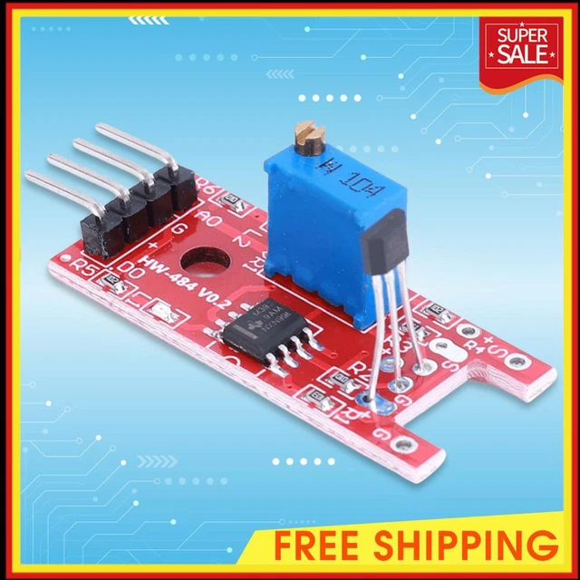 KY-024 SPEED SENSOR Module 4pin Hall Effect Magnetic Sensor for Arduino ...