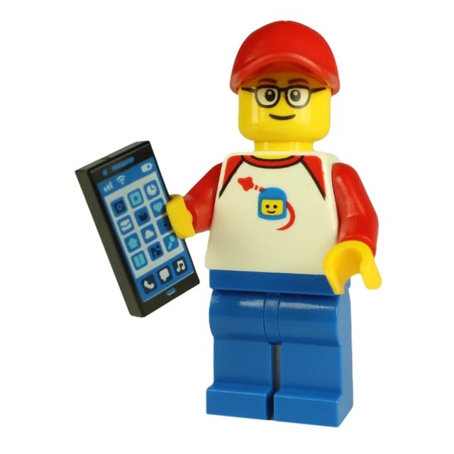 LEGO CITY MINIFIGURE male space fan new style mobile cell smartphone ...