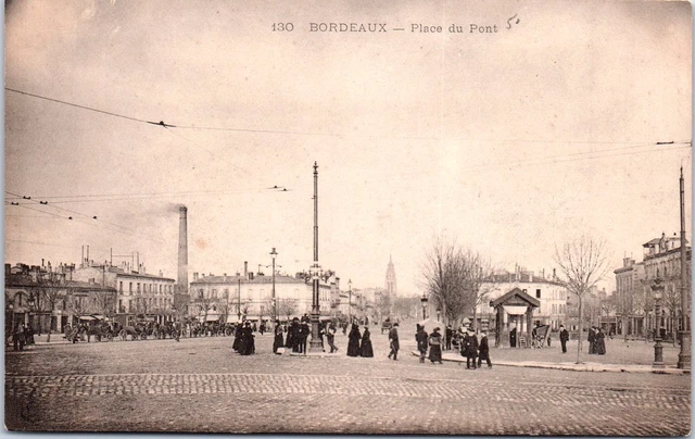 33 BORDEAUX -- vue de la place du pont. EUR 5,00 - PicClick FR