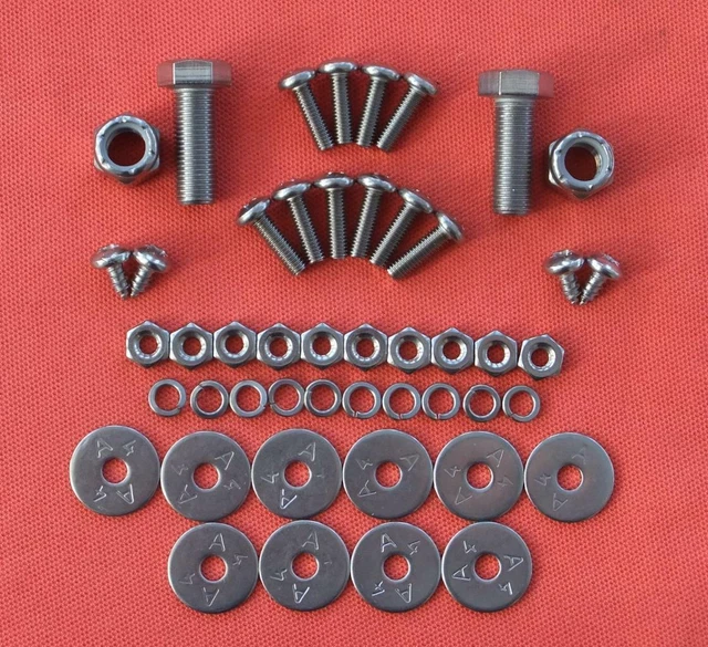 TRIUMPH SPITFIRE - Mk 1, 2 & 3 ENGINE BAY BOARD FASTENERS IN STAINLESS ...