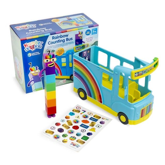 LEARNING RESOURCES COMPTER, Bus Numberblocks interactif avec Figurine à ...