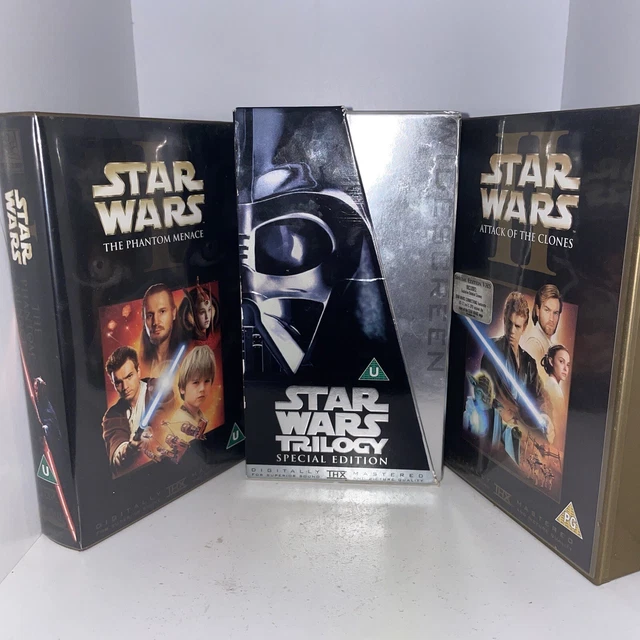 STAR WARS TRILOGY Widescreen Special Edition Silver VHS Box Set 1997 Plus Bonus’ £17.99 ...