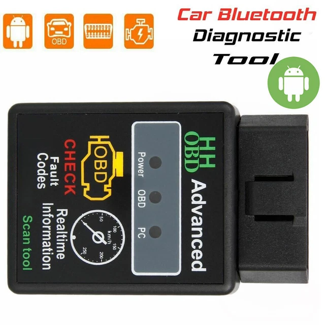 OBD2 CAR BLUETOOTH Code Scanner Reader ELM 327 Automotive Diagnostic ...