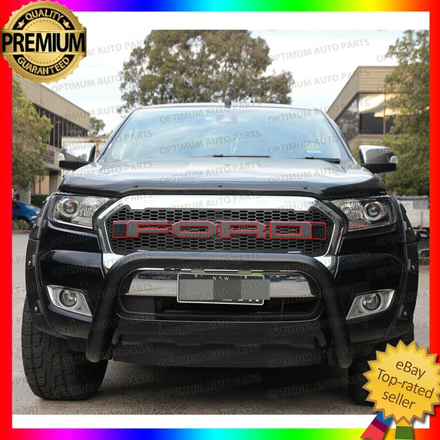 ADR APPROVED BLACK Nudge Bar Suit FORD Ranger 2015-2018 Suits Tech Pack ...