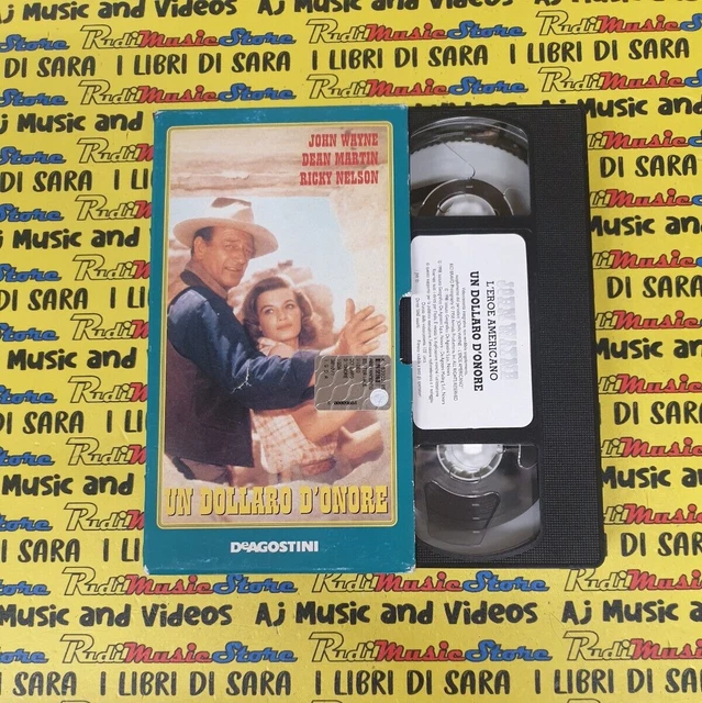 VHS*FILM UN DOLLARO D'ONORE John Wayne Dean Martin Ricky Nelson DE ...