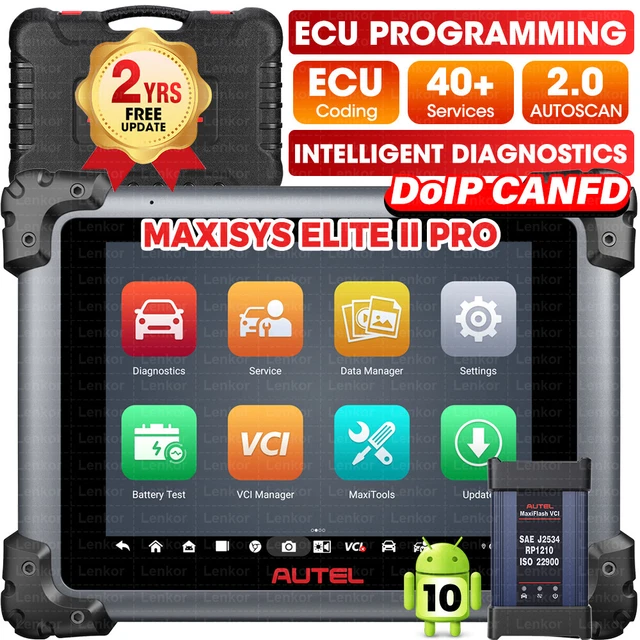 AUTEL MAXISYS ELITE II Pro MS909 Ultra Valise Outil diagnostic ...