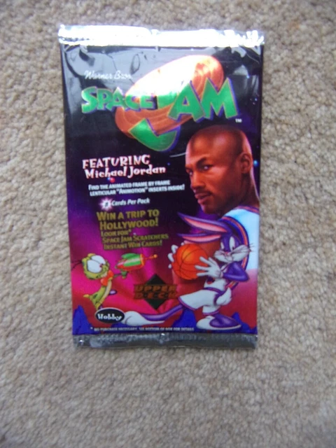 1 X SPACE JAM Movie Trading Cards 1996 New Sealed Pack Upper Deck ...