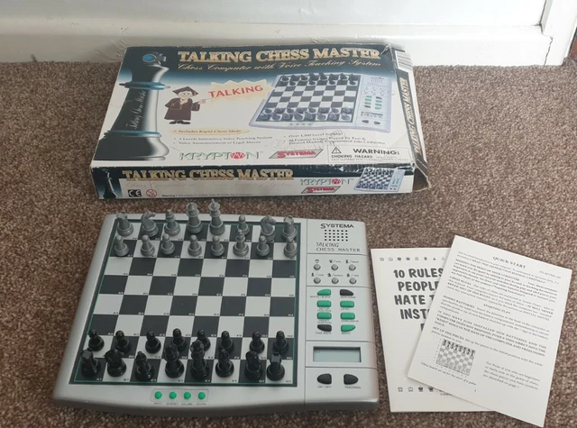 SYSTEMA KRYPTON TALKING Chess Master BOXED & WORKING EUR 20,99 ...