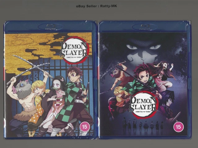 DEMON SLAYER : Kimetsu No Yaiba Part 1 & 2 - Uk Exclusive Blu Ray - New ...