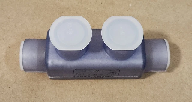 BURNDY BISR-500 #6AWG to 500KCMIL AL9CU In-Line Splice Wire Connector ...