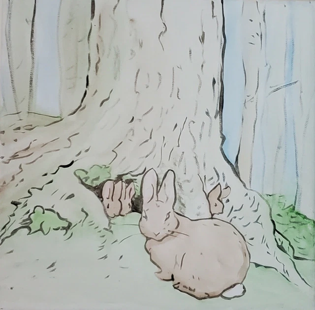 PETER RABBIT REPLICA of Mother Rabbit with Flopsy Mopsy And Cottontail ...