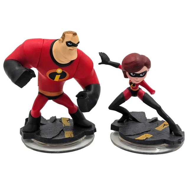 DISNEY INFINITY FIGURE 1.0 Mr. And Mrs. Incredible The Incredibles ...