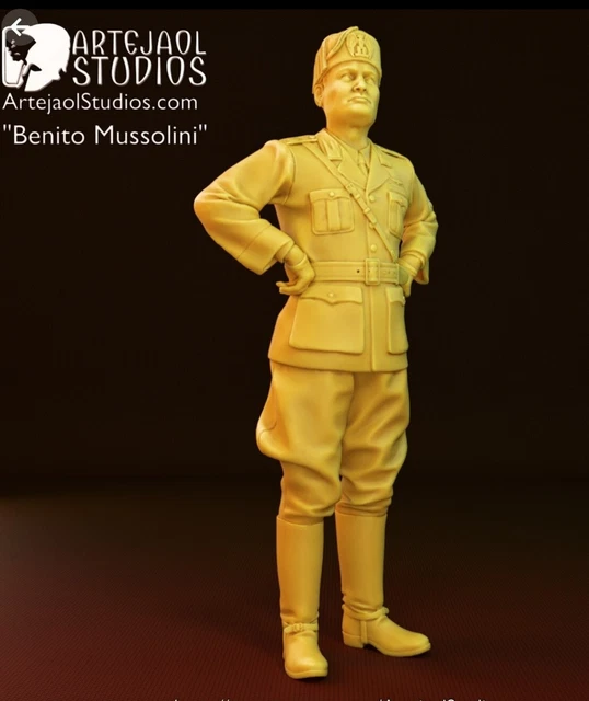 WW2 ITALIAN BENITO Mussolini 1/16th figure £15.00 - PicClick UK