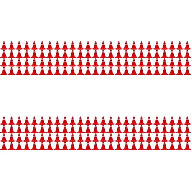 500 PCS VERKEHRSSPERRBLOCKS Simulation Sandtisch Requisiten DIY Straße ...