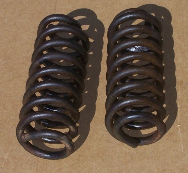 80 - 93 Ford F150 F250 F350 Bronco Front Axle Coil Springs Pair Oem ...