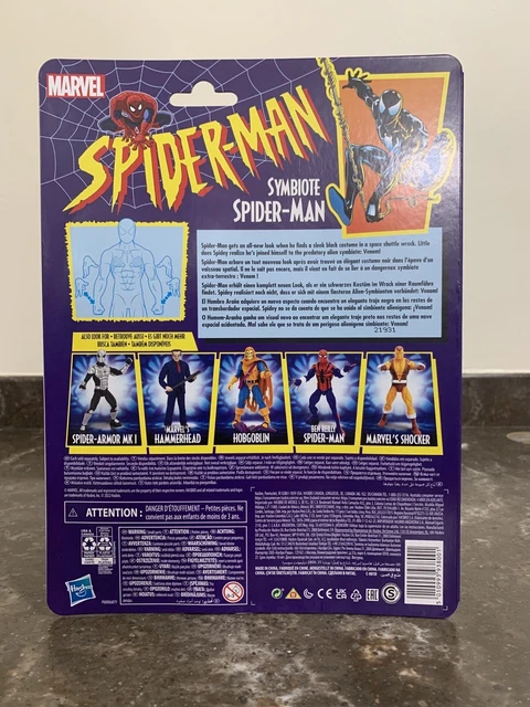 MARVEL LEGENDS RETRO Series Spider-Man Symbiote Black Suit 6 MARVEL LEGENDS RETRO Series Spider-Man Symbiote Black Suit 6