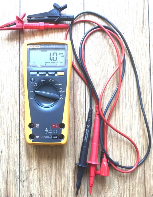 FLUKE 177 TRUE-RMS Digital Multimeter with display backlight UK BIDDERS ...