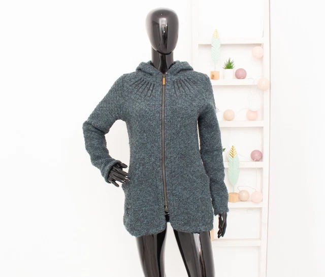 66 NORTH ICELAND Kaldi Starneck Jacket Wool Mix Hooded Special Edition Women's M £79.95 ...