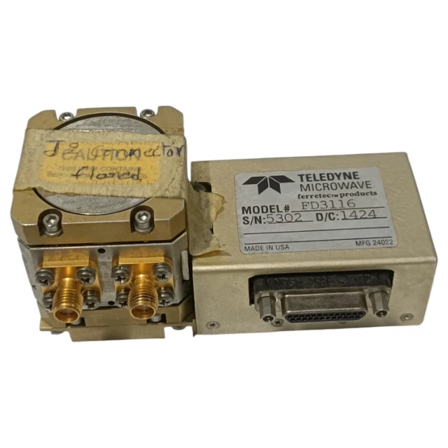 TELEDYNE FILTER WITH Driver Model No.fd3116 $1,804.84 - PicClick CA