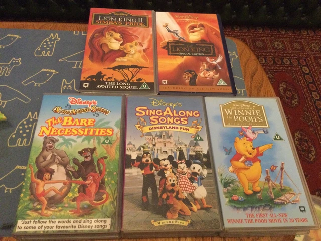 DISNEY VHS BUNDLE £4.00 - PicClick UK