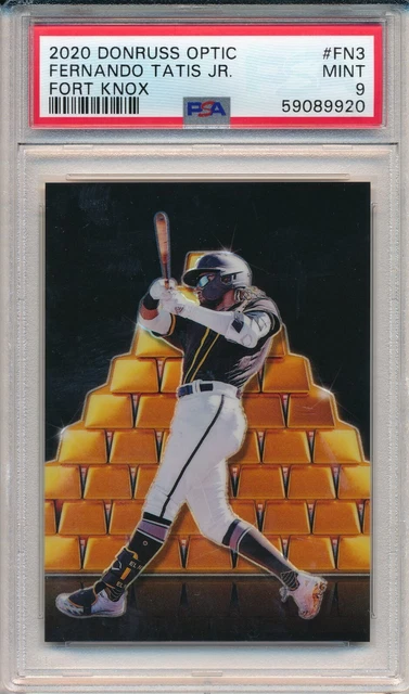 FERNANDO TATIS JR. FORT KNOX SSP ÉTUI HIT GOLD PRIZM 2020 Donruss ...