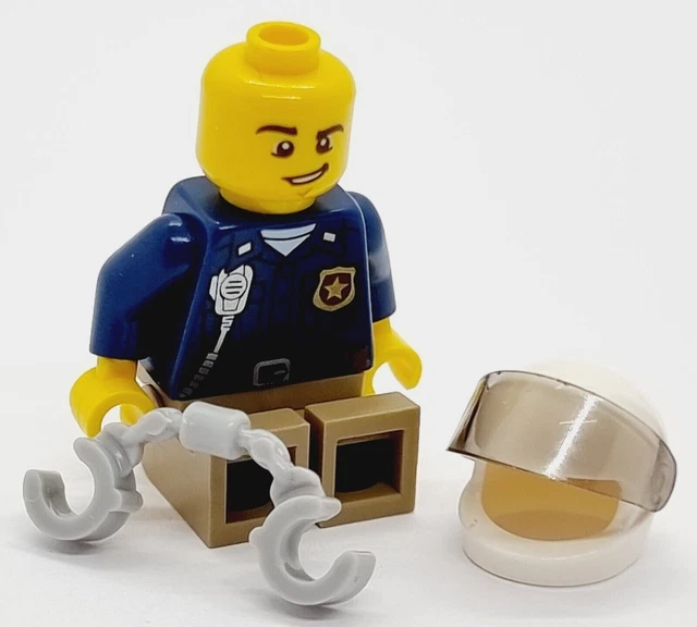 LEGO CITY 60171 Figure Minifigure Man Police Handcuffs Helmet NEW £4.26 ...