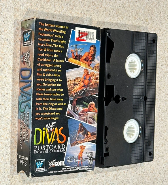 WWF -- DIVAS Postcard Fron The Caribbean VHS (2000) -- Trish Stratus £7 ...