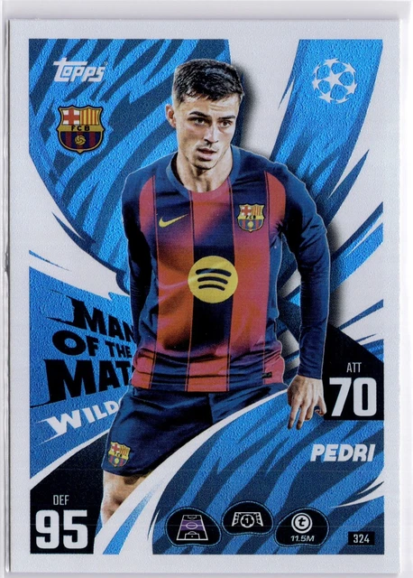 PEDRI WILDCARD MAN of the Match Attax 2025/2026 Topps 25/26 Barcelona ...