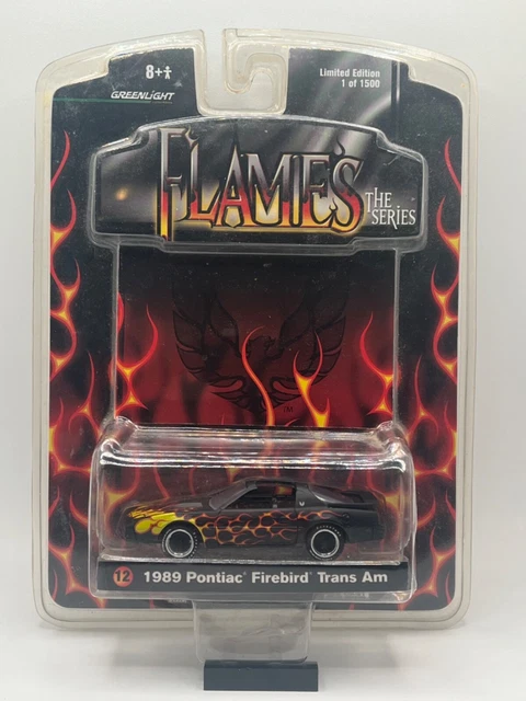 GREENLIGHT 1989 PONTIAC Firebird Trans Am Flames The Series échelle 1: ...